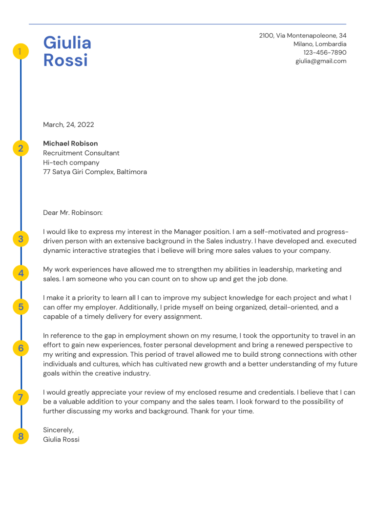 Cover letter in inglese: come scrivere una lettera di presentazione in ...